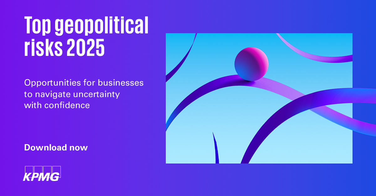 Top geopolitical risks 2025 – KPMG AG Wirtschaftsprüfungsgesellschaft